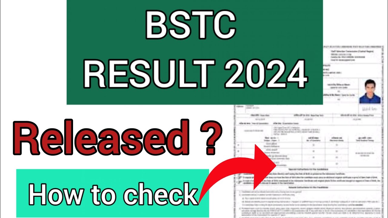 BSTC Result 2024 | How To Check BSTC Result 2024 - YouTube