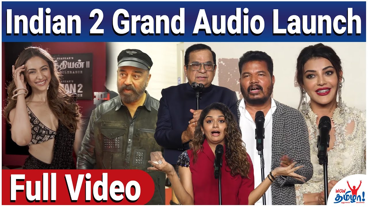 Full Video - Indian 2 Audio Launch | Kamal Haasan, Director Shankar ...
