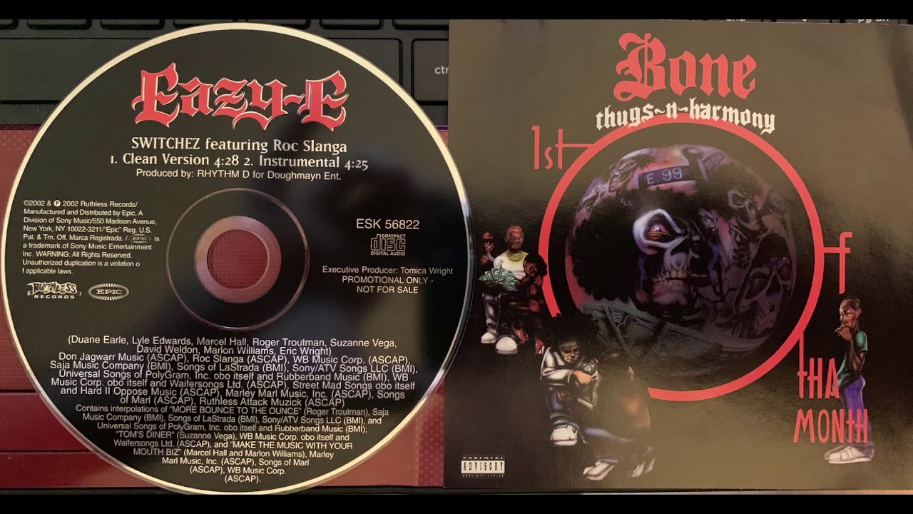 Eazy-E (SWITCHEZ - INSTRUMENTAL) Roc Slanga RHYTHM D 2002 Ruthless ...
