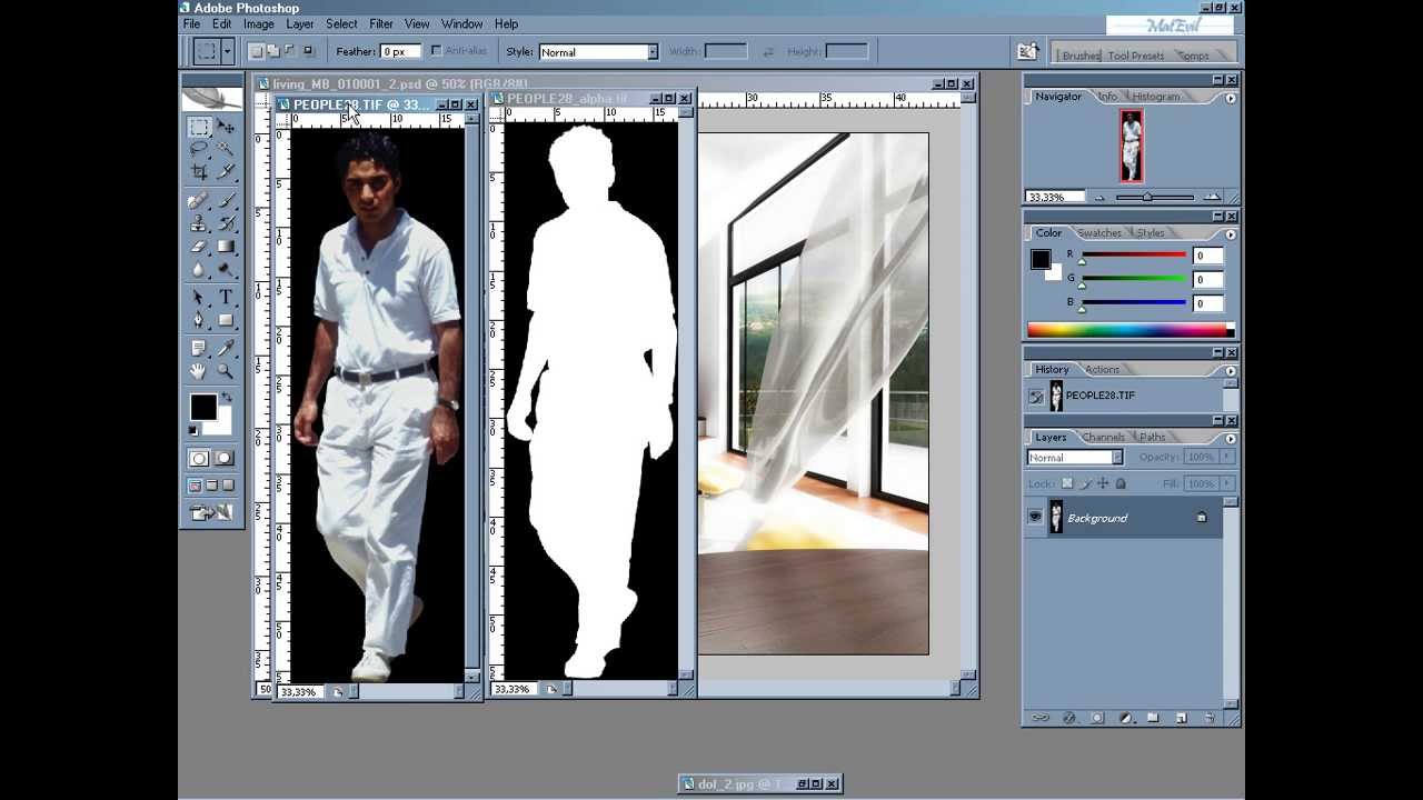 Video corso 3D Studio Max 8 _31 3DS Max post-produzione su un rendering ...