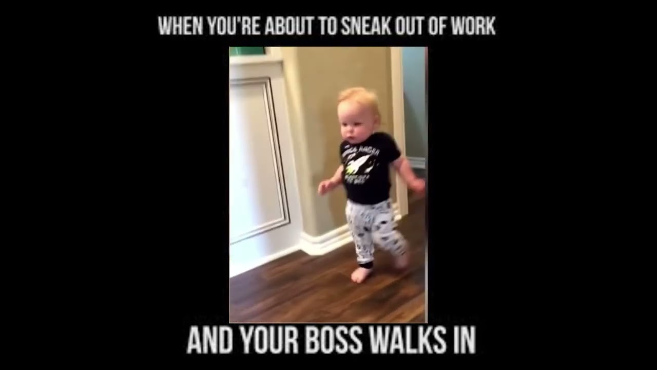 Trying to sneak out of work early - YouTube
