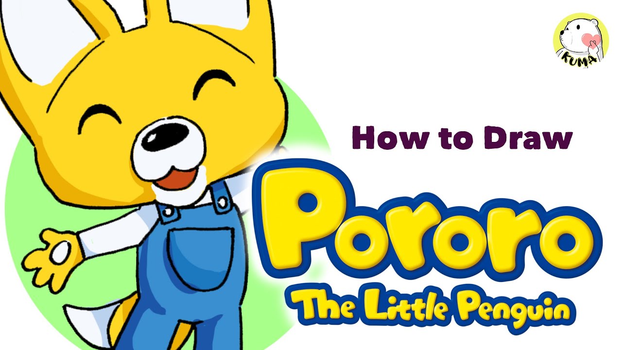 How to Draw Eddy | Pororo the Little Penguin - YouTube