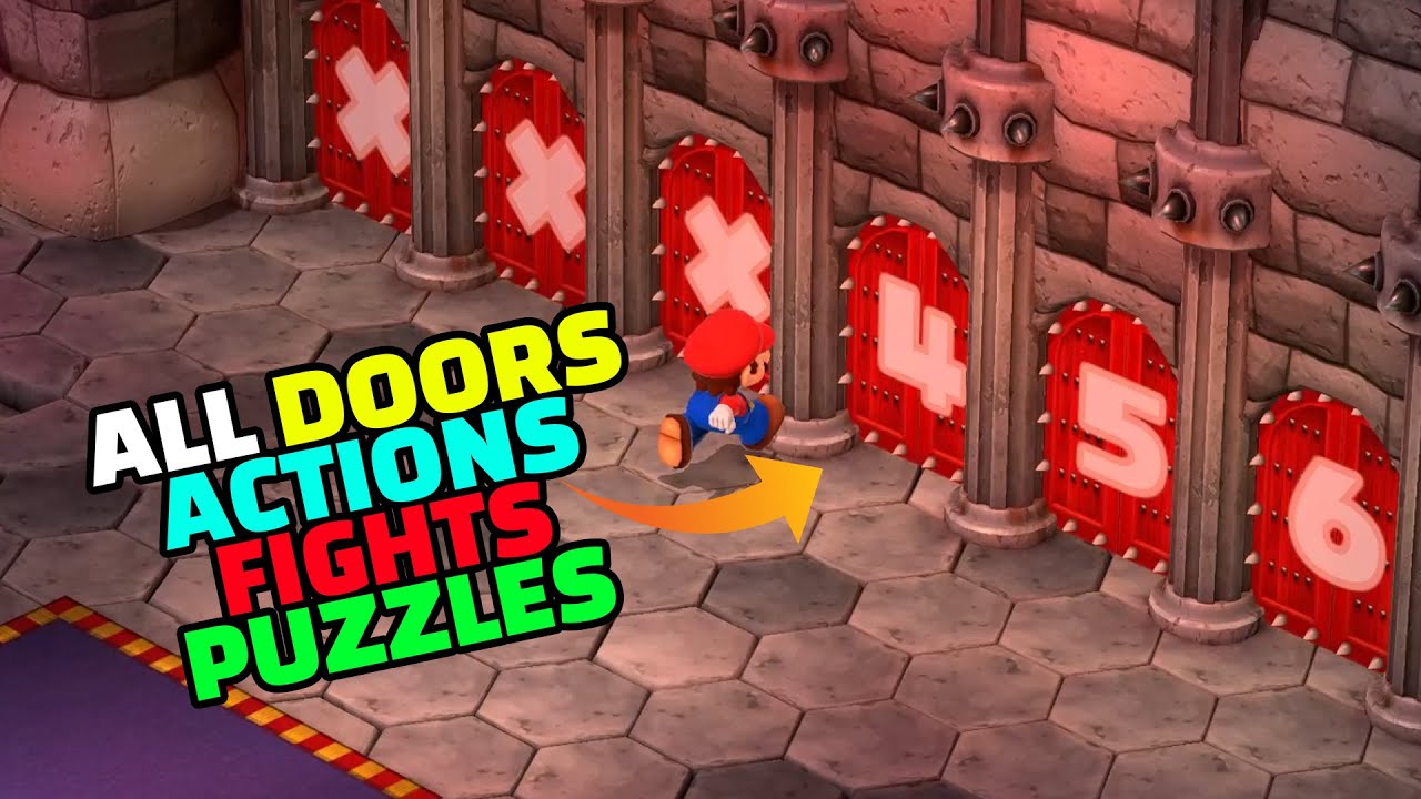 All Six Doors in Bowser's Keep Guide Super Mario RPG Remake 2023 - YouTube