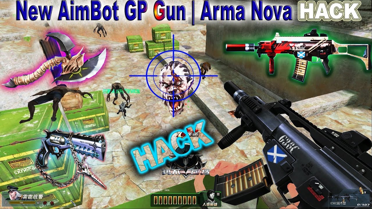 Blood Strike : New [ AimBot ] Gp Gun : Nova Arma Com HACK Modo Aventura ...