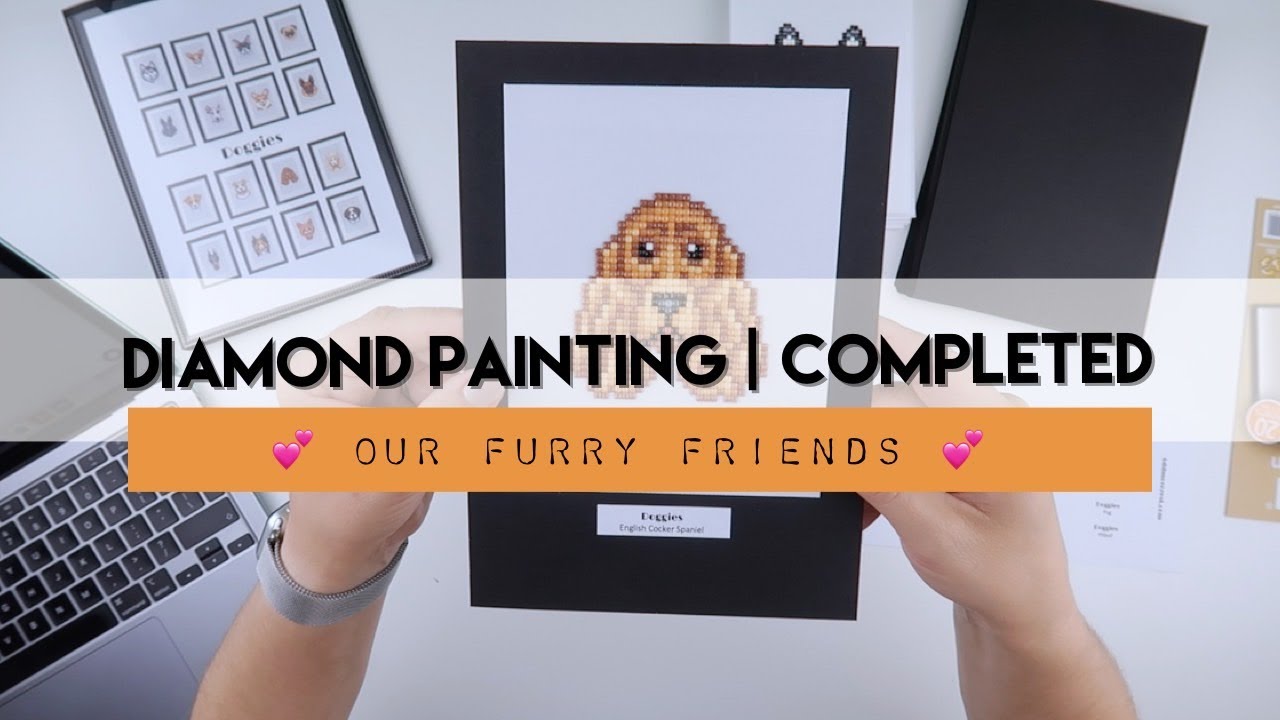 Diamond Painting Completed | Doggies | PaintGem - YouTube