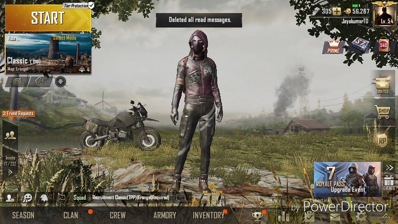 Pubg mobile free outfits and avatar frame - YouTube