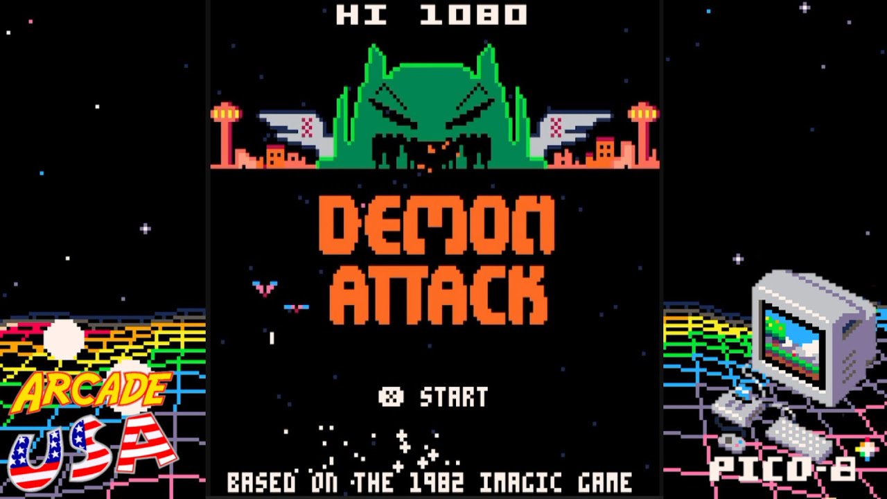Demon Attack! (Pico 8) - YouTube
