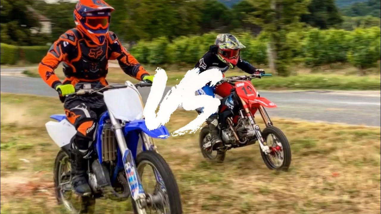 150 ycf SP3 et 125 YZ : un rude duel ? - YouTube