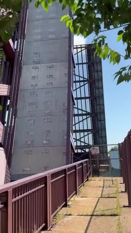 The Calumet going down the Calumet river at the 95th street bridge next ...