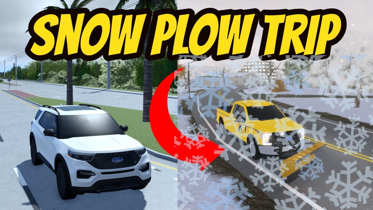 Southwest, Florida Roblox l Snow Storm Plow Trip ERLC RP - YouTube