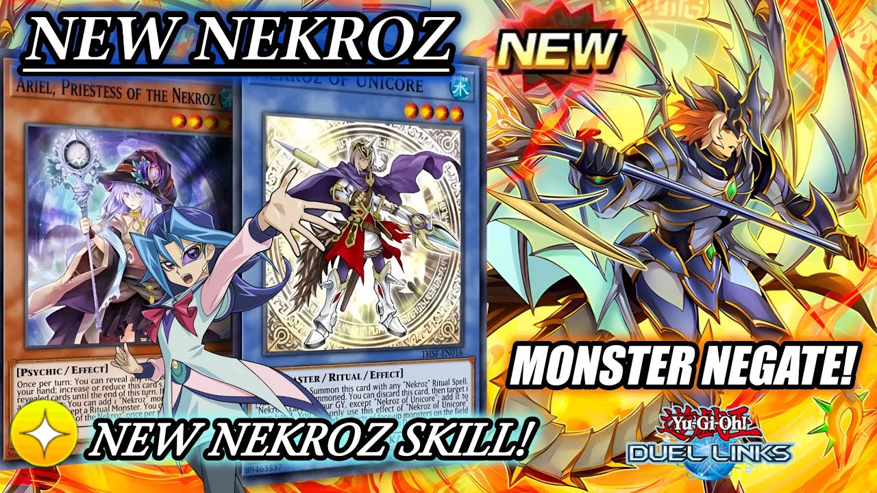 NEW NEKROZ SUPPORT & SKILL are HERE! Nekroz UNICORE & Nekroz AREADBHAIR ...
