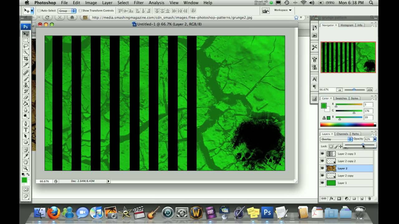 Photoshop Stripes Tutorial - YouTube