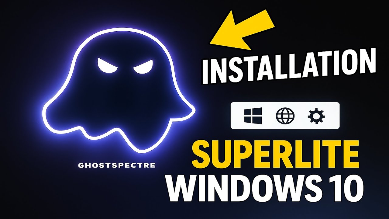 Installing Ghost Spectre Windows 10 Superlite - YouTube