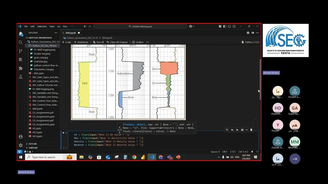 SEG Courses | Python Programming for Geoscience | (4) Functions and Parameters - YouTube