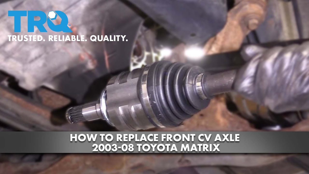 How to Replace Front CV Axle 2003-08 Toyota Matrix | 1A Auto