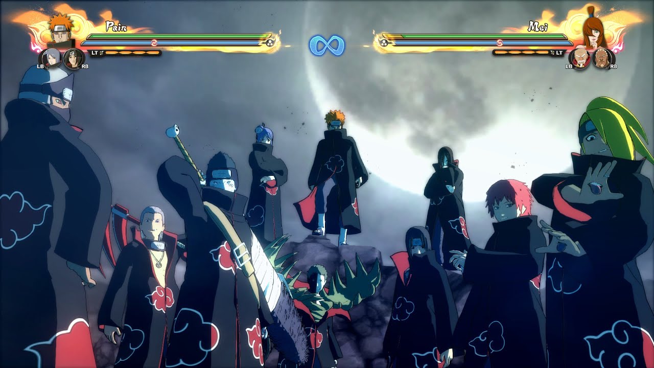 WHOLE AKATSUKI ULTIMATE TEAM JUTSU - YouTube
