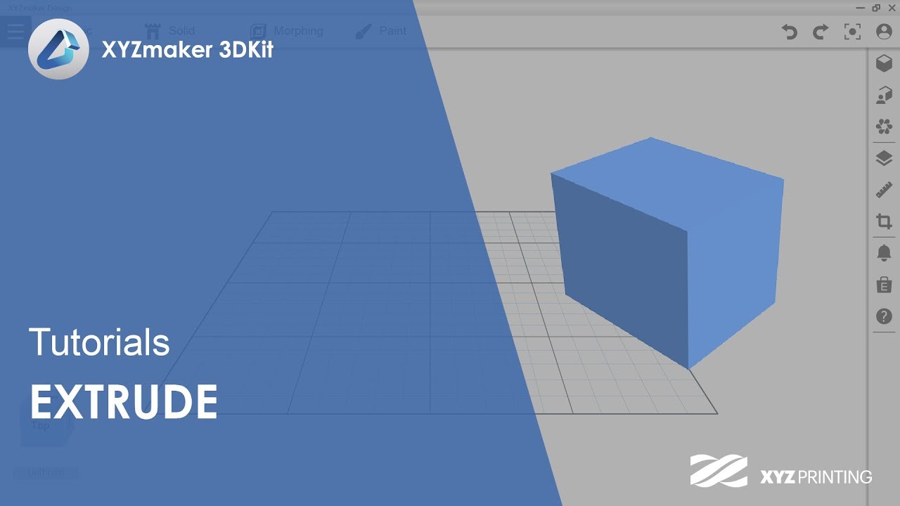 XYZmaker 3DKit Tutorials l Extrude - YouTube