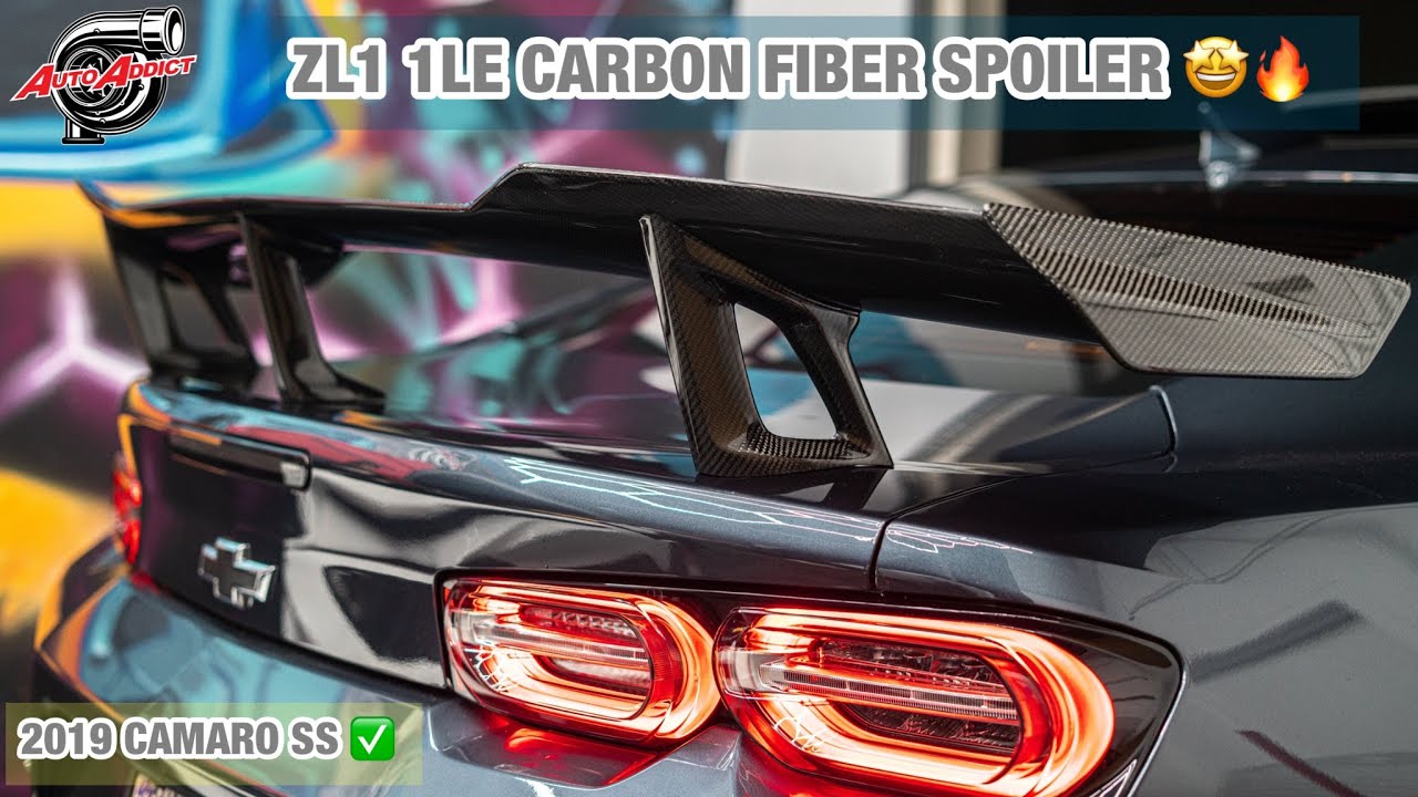 2019 Chevy Camaro SS | ZL1 1LE Carbon Fiber Spoiler Install | Auto ...