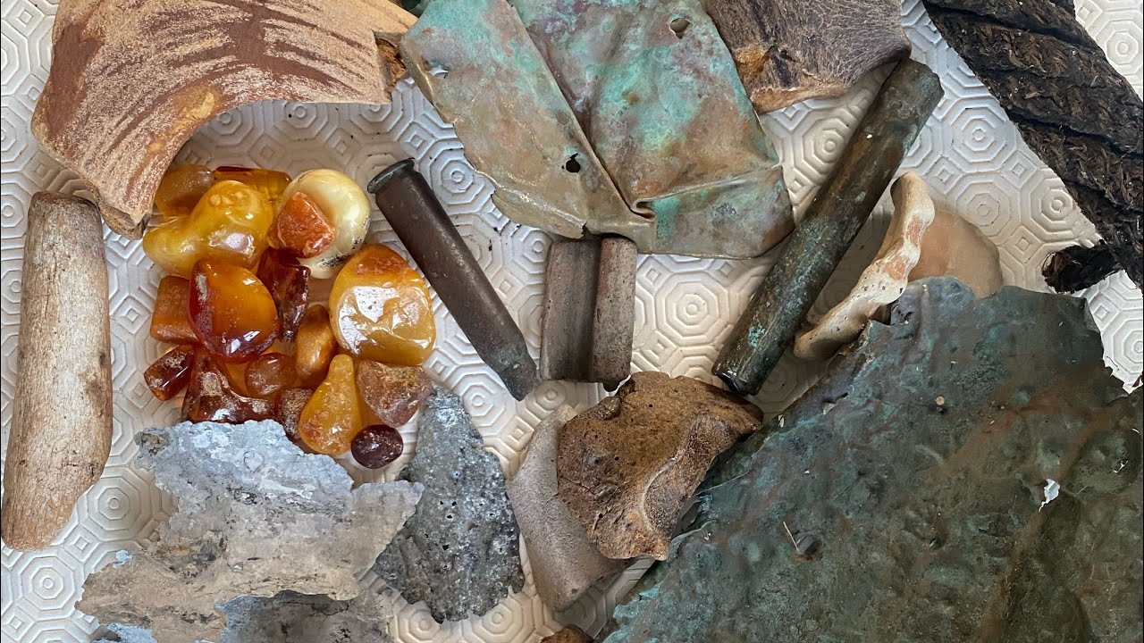 Cool Beachcombing finds! Fossils, Amber, WW2, shipwrecks - YouTube