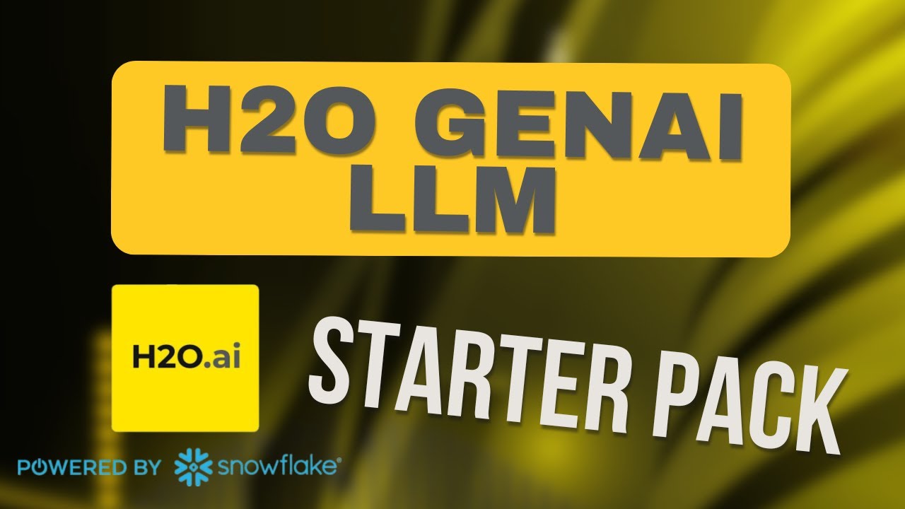 H2O GenAI LLM Starter Pack - YouTube