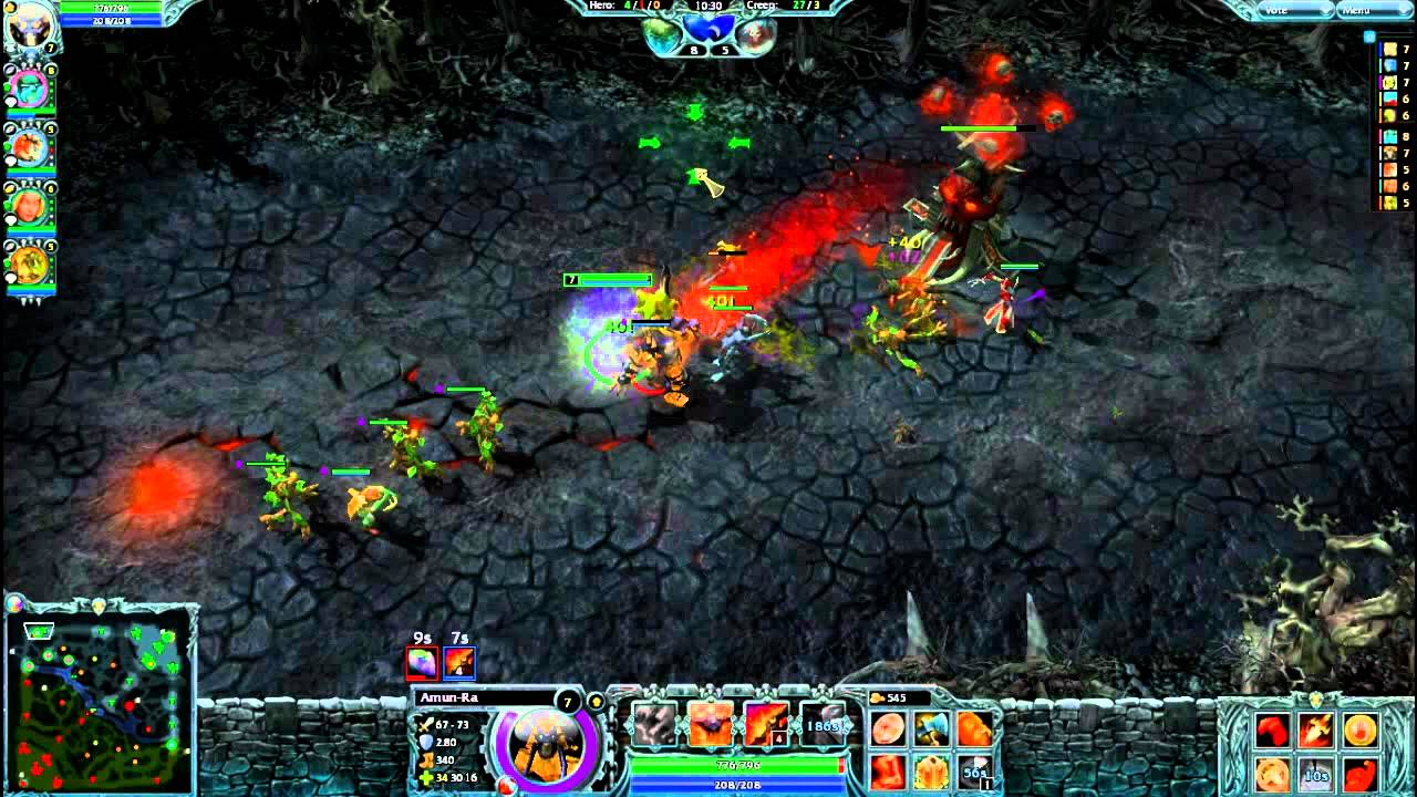 [SmZ 44] Heroes of Newerth New Hero Amun-Ra - YouTube