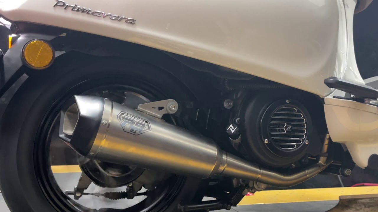 R9 Exhaust - New Alpha Titanium Series - Vespa Primavera 150 I-Get ...