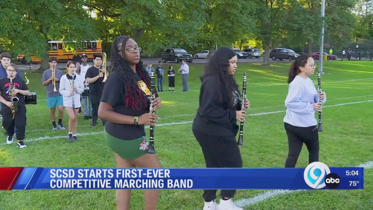 SCSD starts first-ever competitive marching band - YouTube