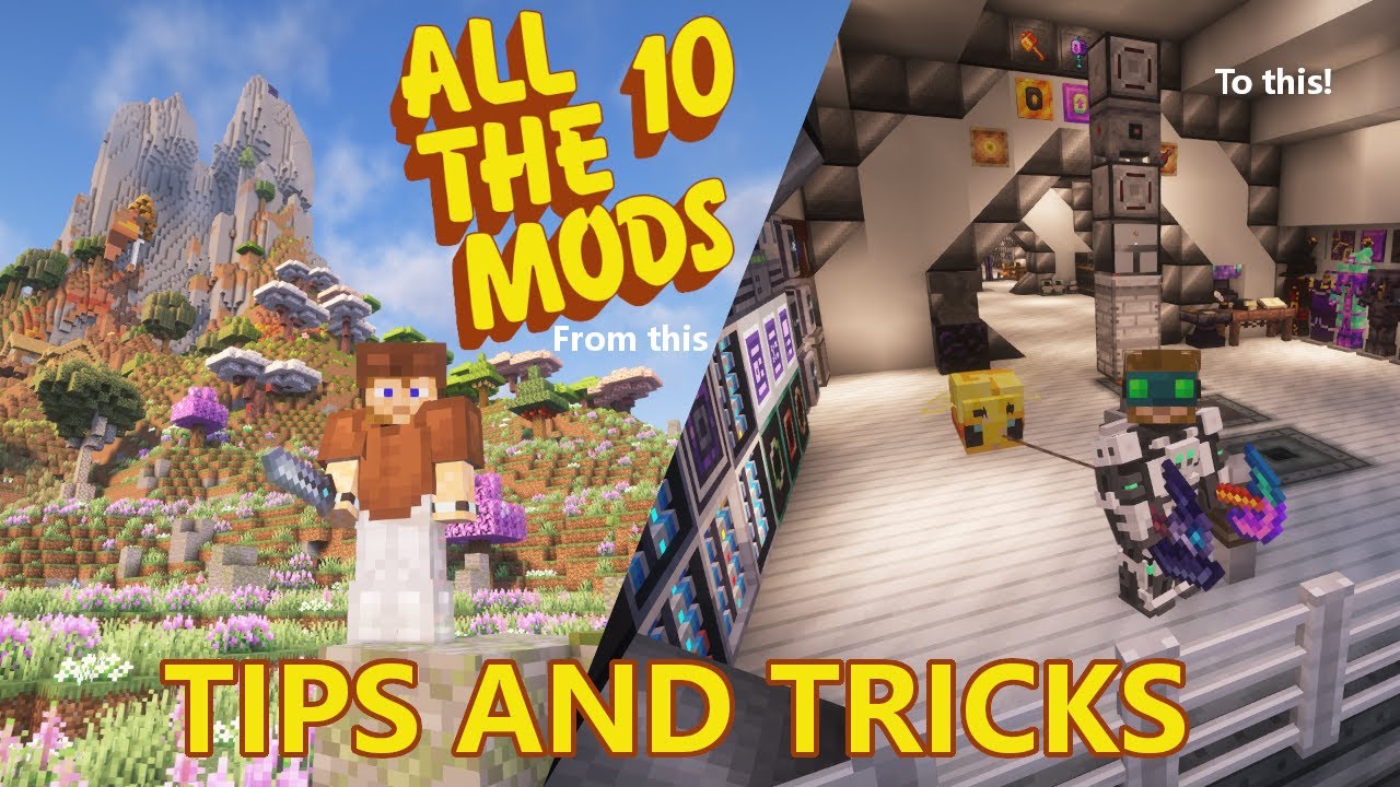 ATM10 - 50+ Tips And Tricks - YouTube