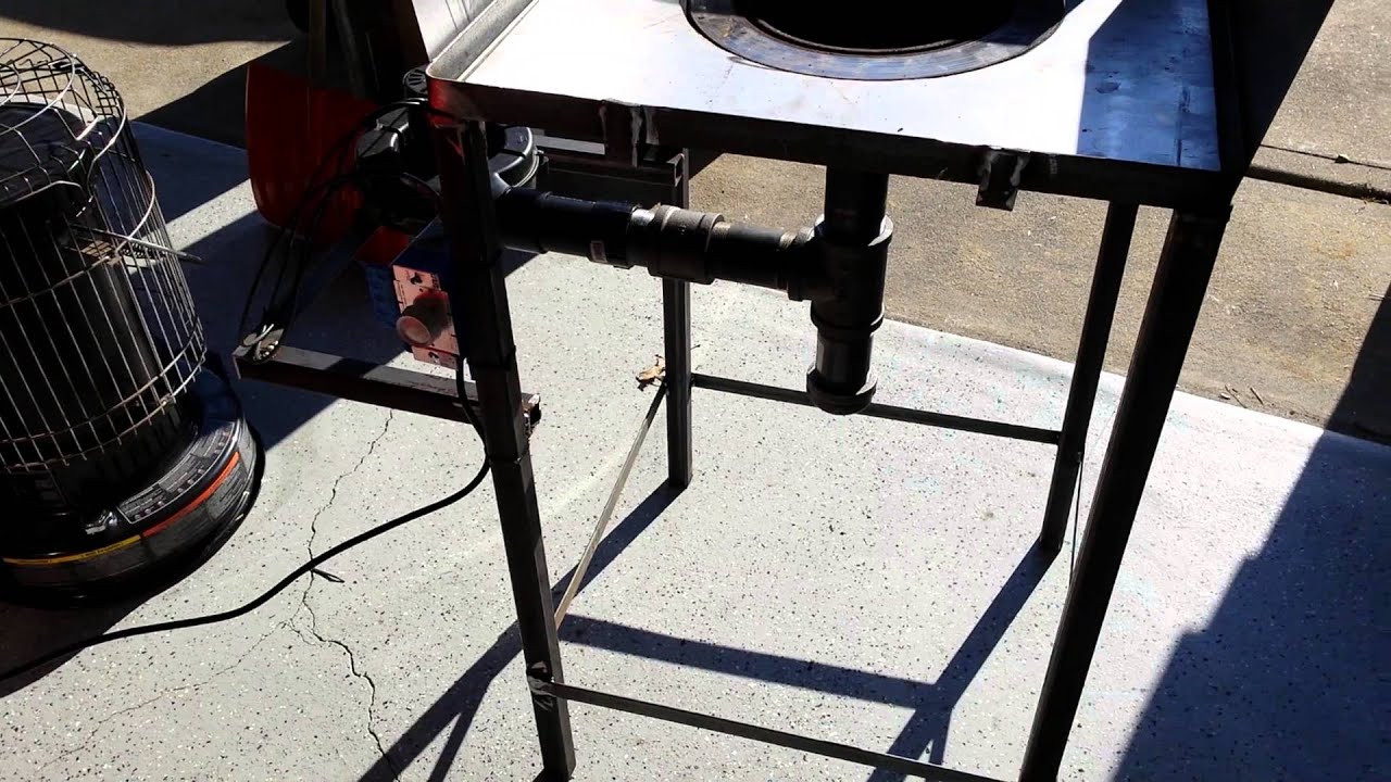 Home Built Brake Rotor Coal Forge build summary - YouTube