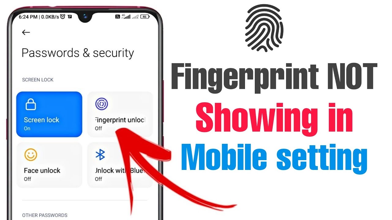 FIX Fingerprint Not Showing In Settings Fingerprint Option Missing Redmi Infinix Tecno FIX Fingerprint Not Showing In Settings Fingerprint Option Missing Redmi Infinix Tecno