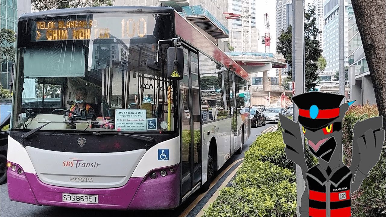 [F1 迂回 車外風景] Formula One - Bus Diversion Middle Rd / North Bridge Rd ...