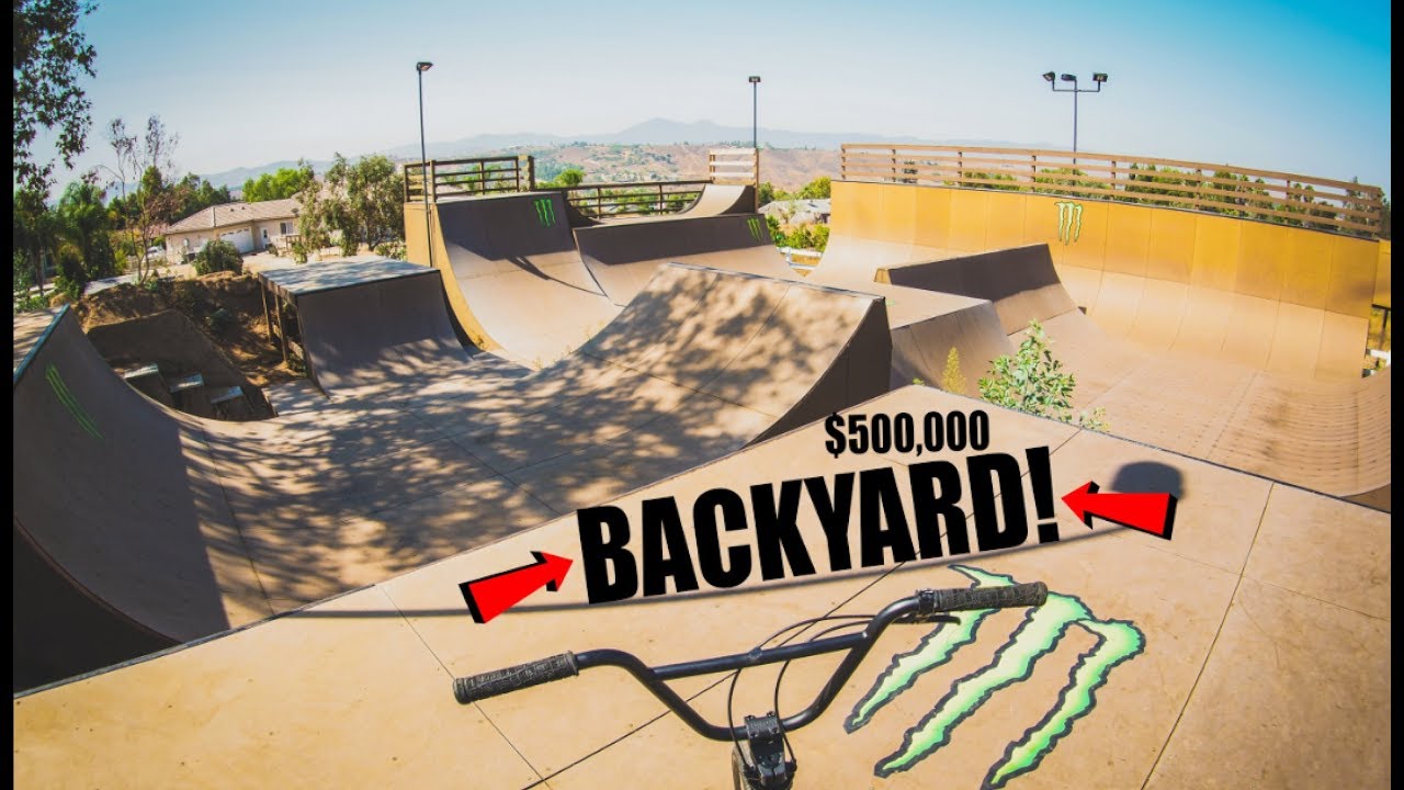*$500,000* INSANE BMX BACKYARD! - YouTube