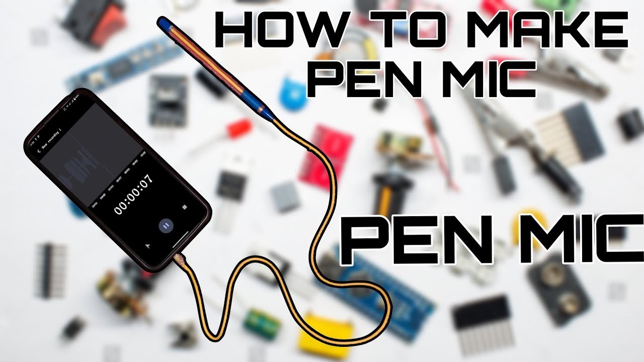 #let start #How to make a pen mic - YouTube