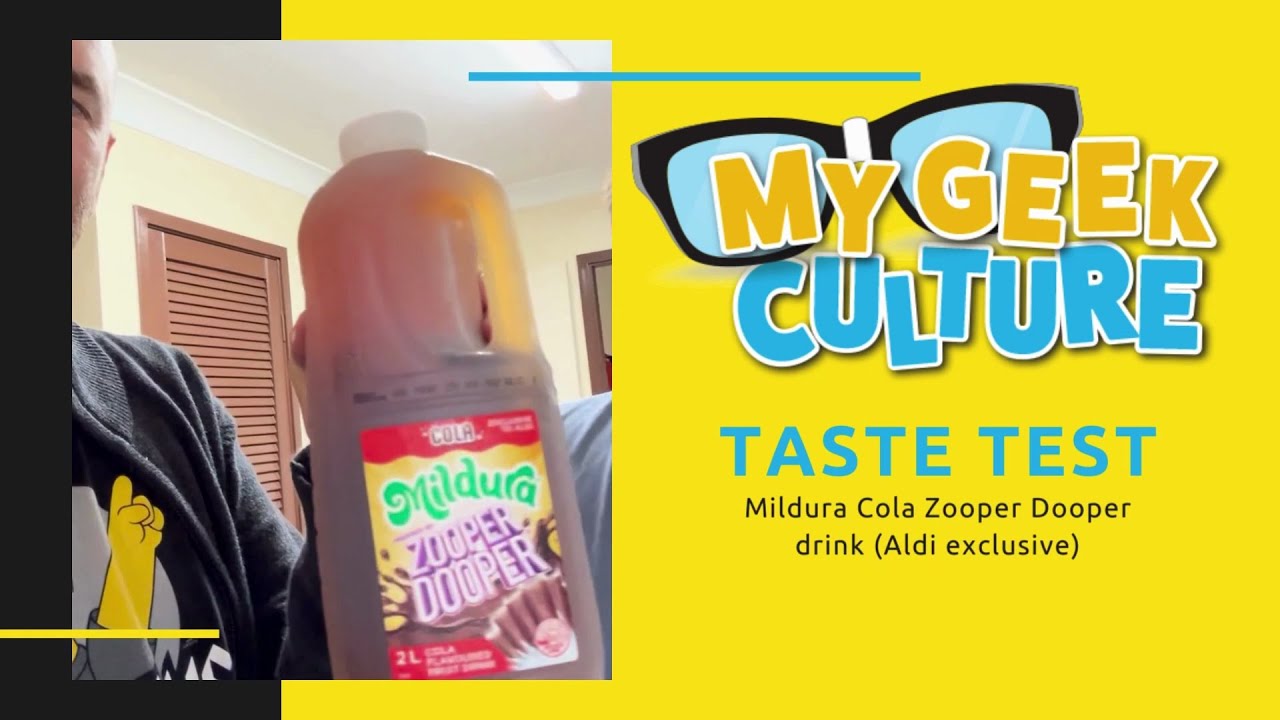 Taste Test: Mildura Cola Zooper Dooper Drink - YouTube