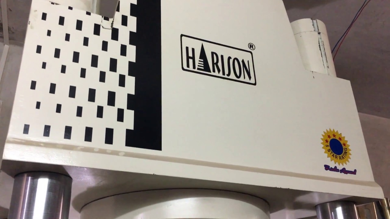 HARISON MAKE DIE CUSION DEEP DRAW HYDRAULIC PRESS MACHINE - YouTube
