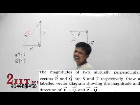 Motion in a Plane Q1 The magnitudes of two mutually perpendicular ...
