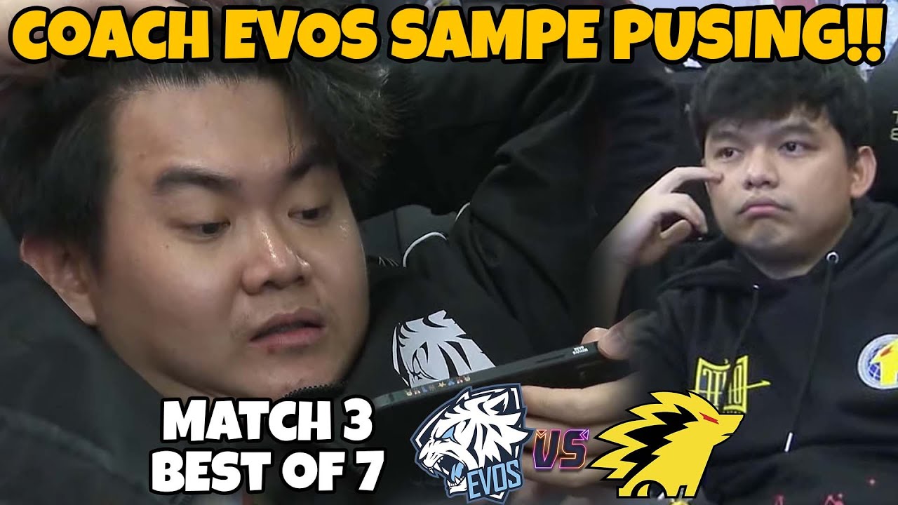 Wahh INI COACH EVOS SAMPE PUSING PEGANGIN KEPALA LIAT GAMEPLAY ONIC ...