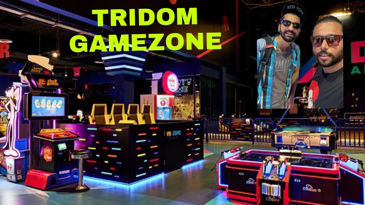 TRIDOM || GAMEZONE || AIRIA MALL, 40+ ACTIVITIES || GURGAON - YouTube
