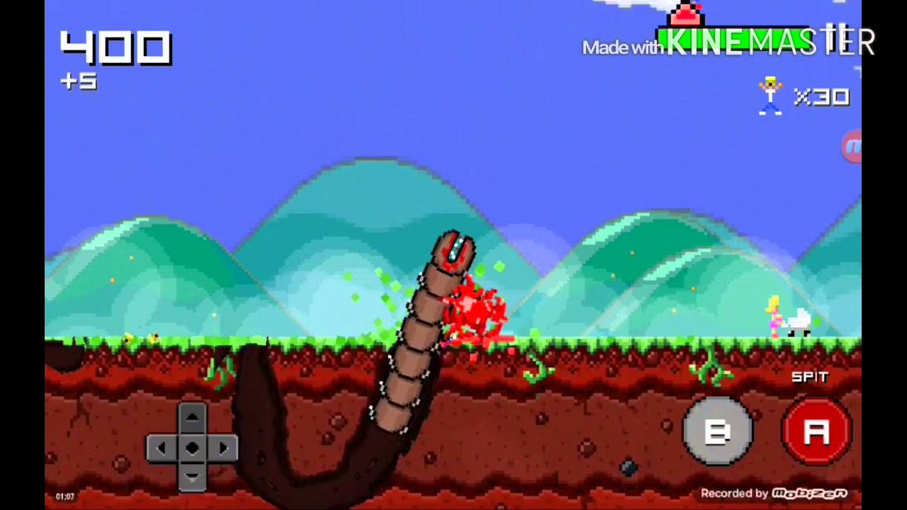 Mega worm lite - gameplay - YouTube