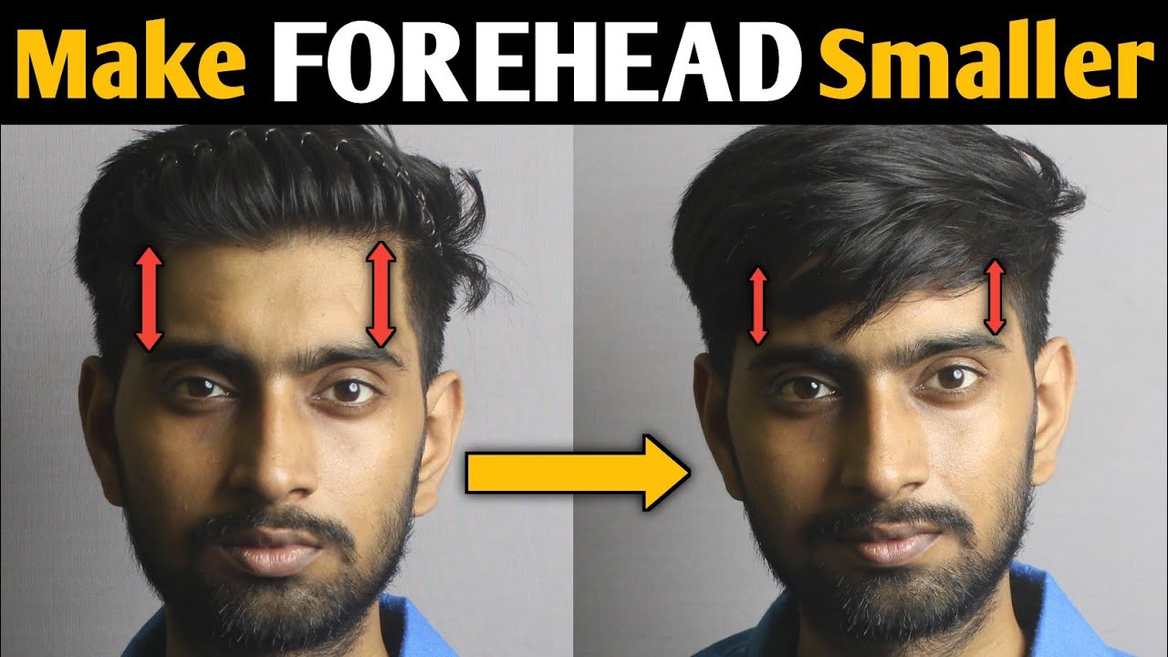 Make Your FOREHEAD Smaller (100% Working) | * With This 5 Min. Trick ...