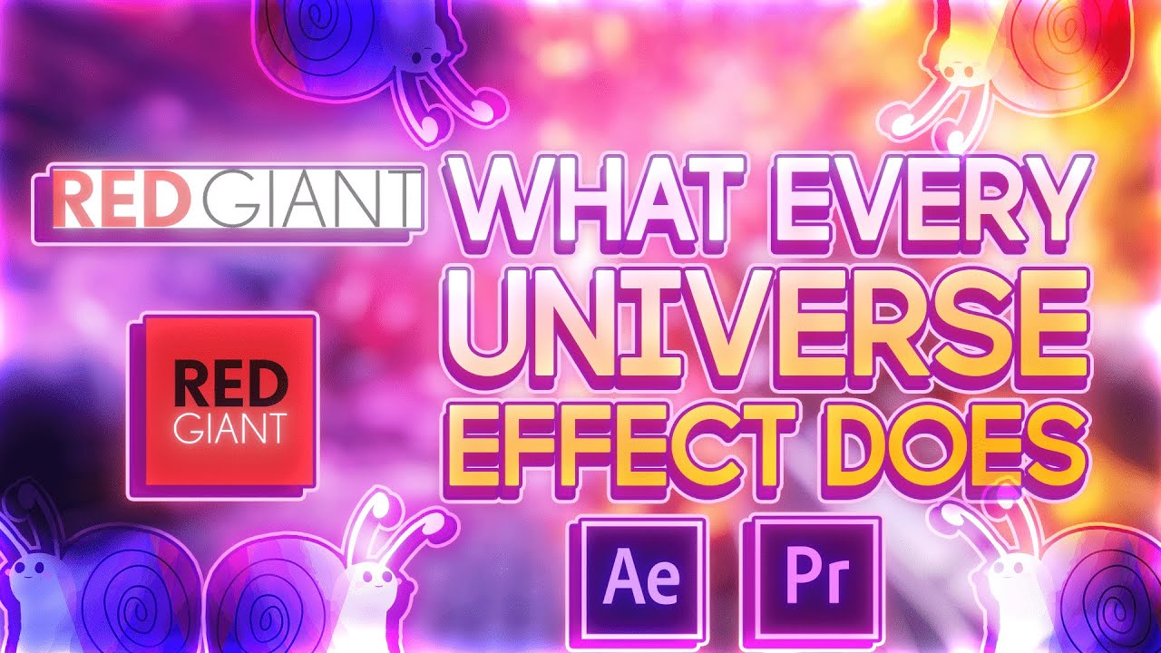 What Every Red Giant Universe Effect Does [After Effects] - YouTube