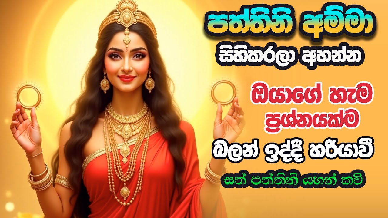 paththini maniyo - පත්තිනි අම්මා සිහිකරලා අහන්න ඔයාගේ හැම ප්‍රශ්නයක්ම ...