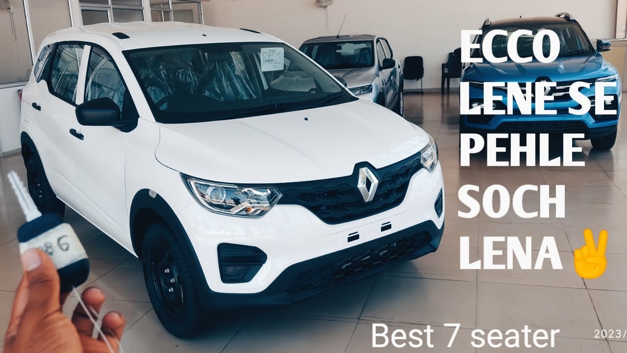 Renault TRIBER RXE base Model 2023FULL Detailed Review - Interiors ...