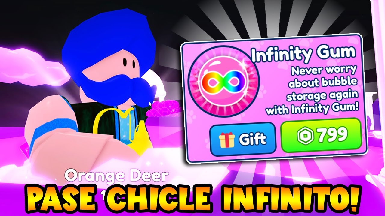 COMPRO EL INFINITY GUM Y COMPLETO LAS ISLAS EN BUBBLE GUM SIMULATOR ...