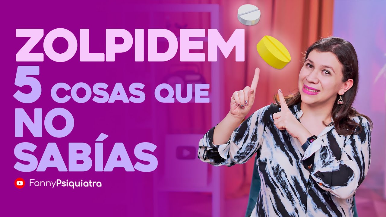 ZOLPIDEM 5 COSAS QUE NO SABIAS - YouTube