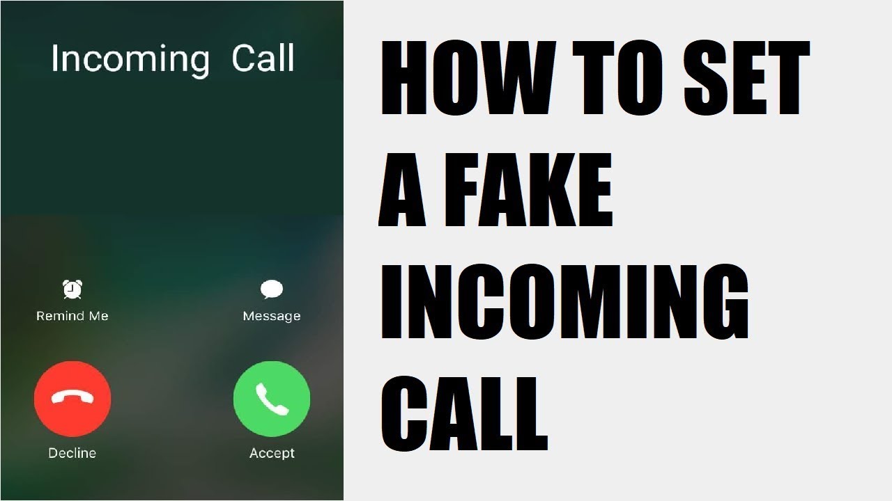 make a fake call / hacking phone app - YouTube