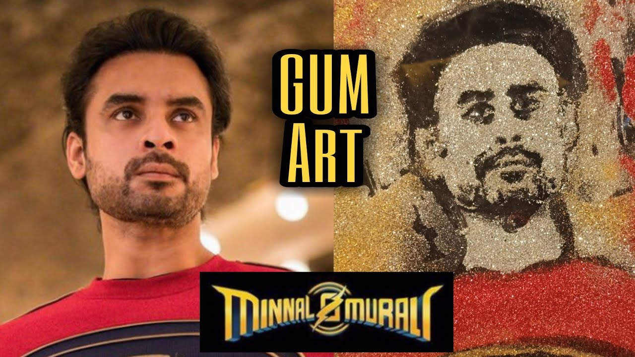 Minnal Murali | Gum and Glass Art | Tovino Thomas | Minnal Murali bgm ...