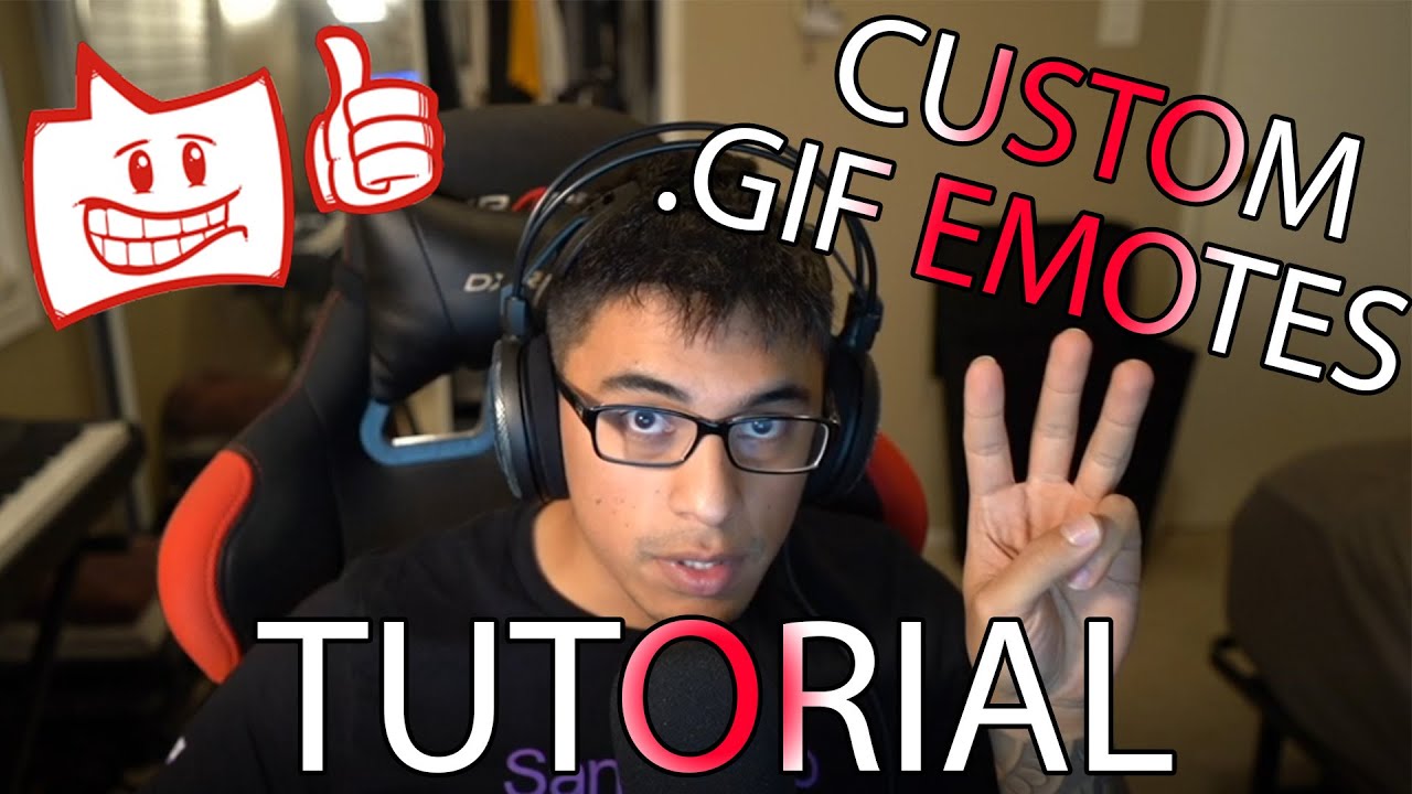 How To Make CUSTOM .GIF Emotes For BTTV - YouTube
