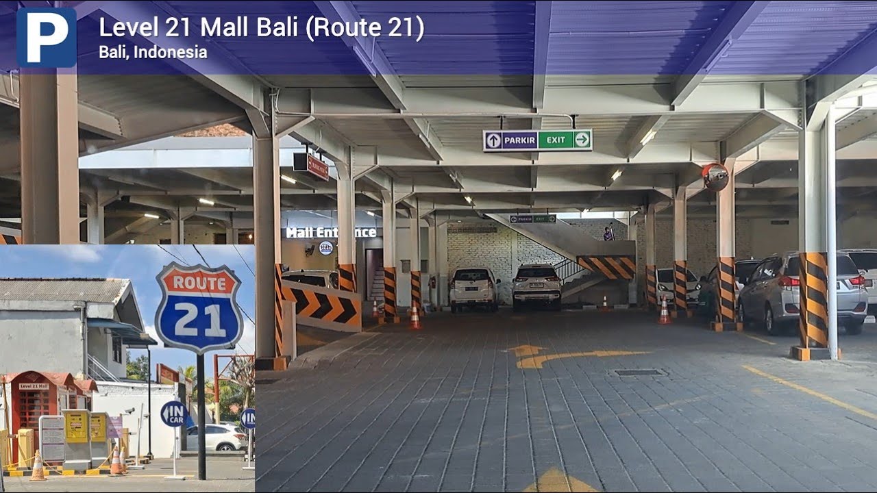 Car Park | Level 21 Mall Bali (Route 21) - Bali, Indonesia - YouTube