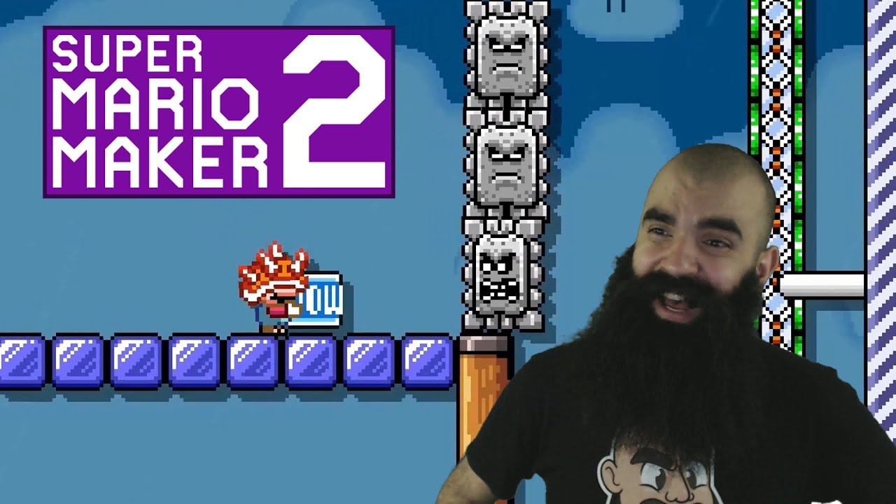 Mario Maker 2: No Skip Endless Super Expert Challenge #2 - Slightly ...